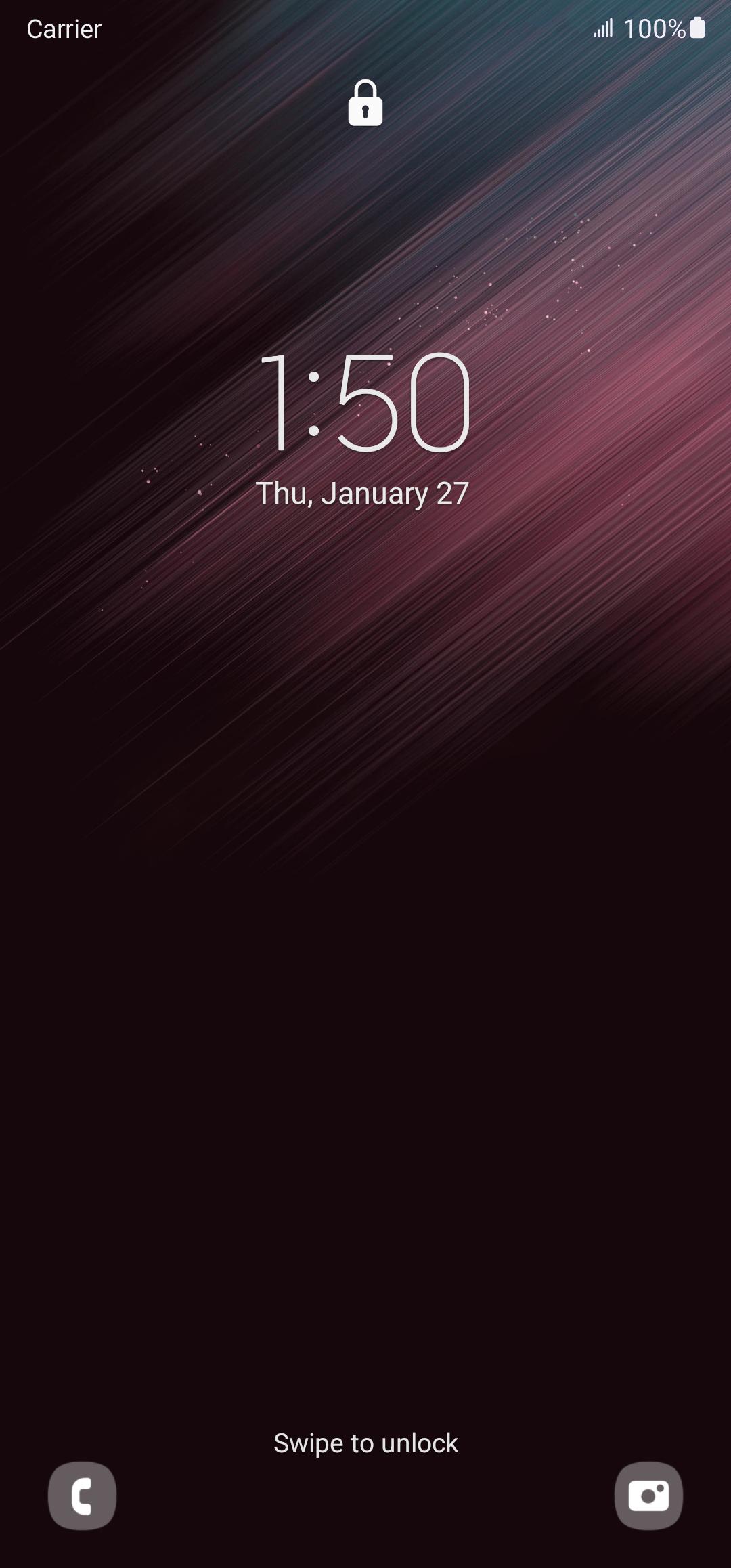 Samsung Galaxy S23 Ultra - Unlocking the screen - AT&T
